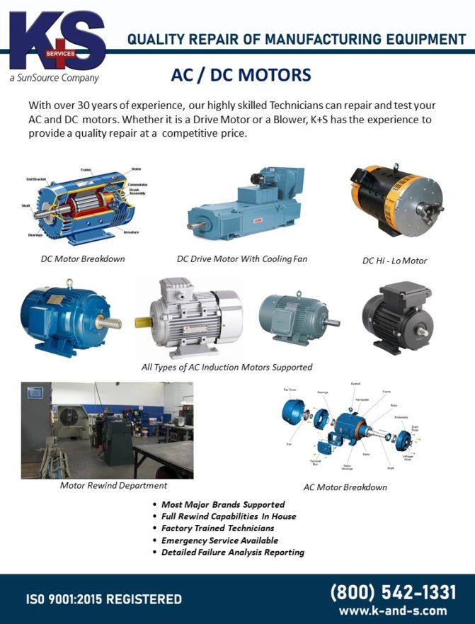 AC/DC Motors - K+S Services