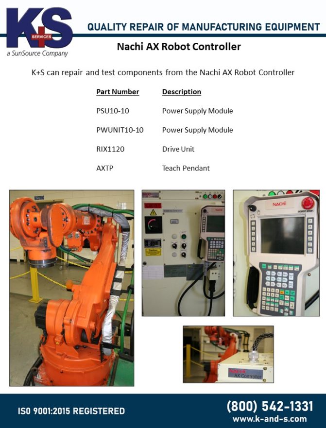 Nachi AX Robot Controller - K+S Services