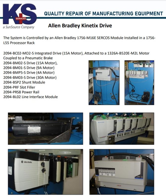 Allen Bradley Kinetix Drive System - K+S Services