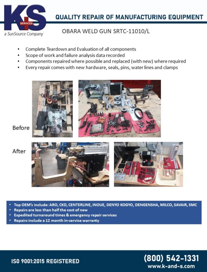 Obara Weld Gun SRTC-11010 L - K+S Services